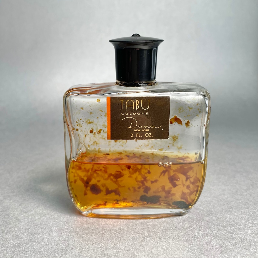 Vintage TABU Dana Paris France Perfume, Glass 2 FL. Oz. Mini Sample ...