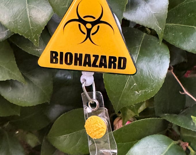 Biohazard Symbol Black Keychain Lanyard - Etsy