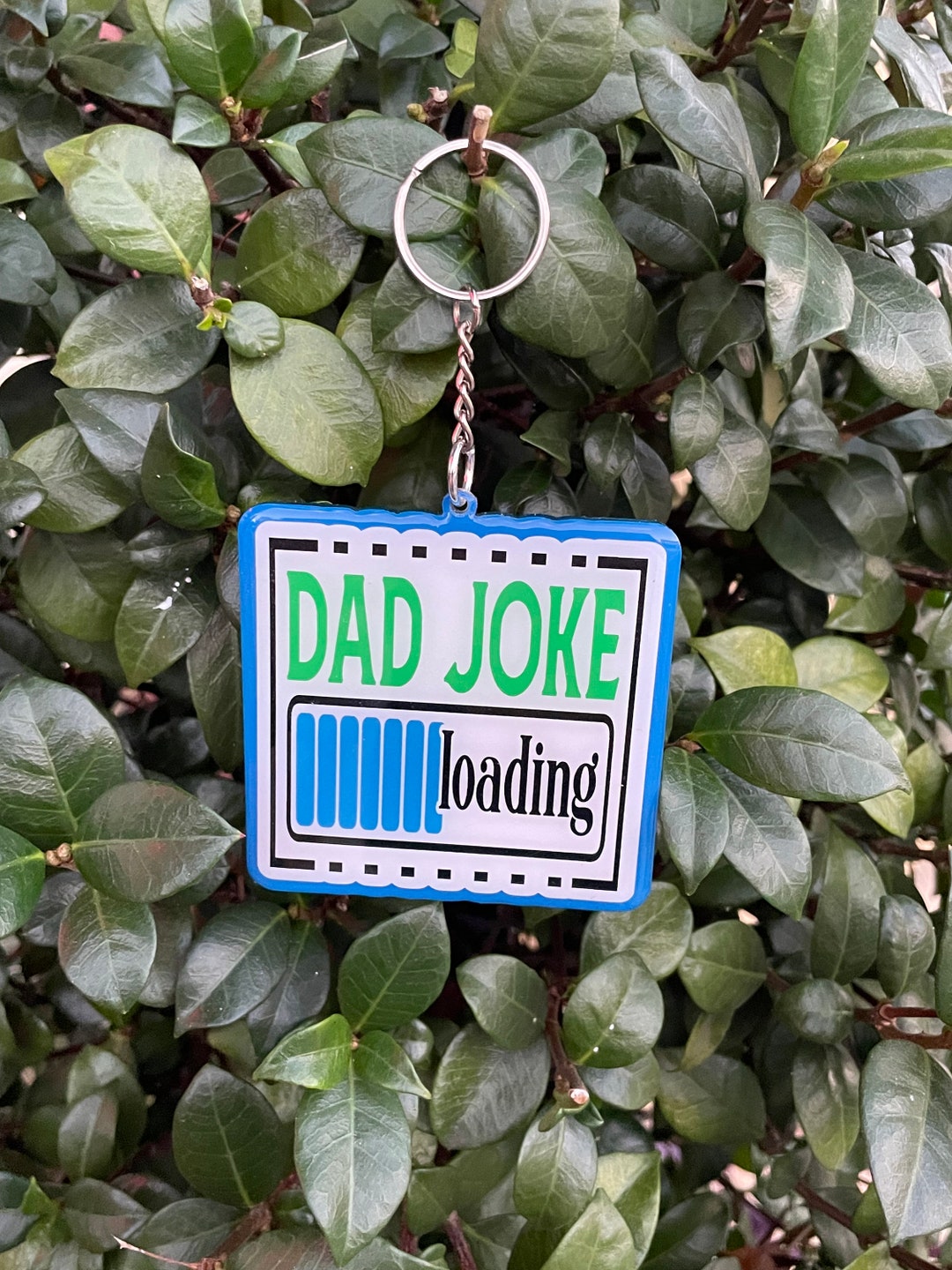 Dad Joke Loading Keychain - Etsy