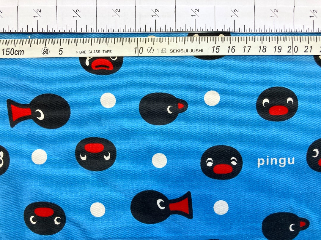 Width 43 Length 39 Made in Japan Pingu Penguin japanese Fabric Clothes ...