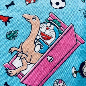 106cm X 60cm Doraemon Japanese Fabric Clothes Crafting Sewing Vintage ...