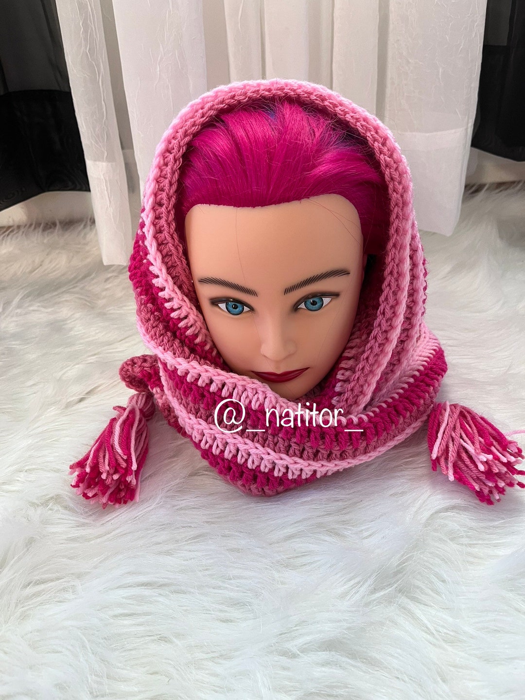 Enid Snood or Infinity Scarf Inspired on Wednesday Addams - Etsy