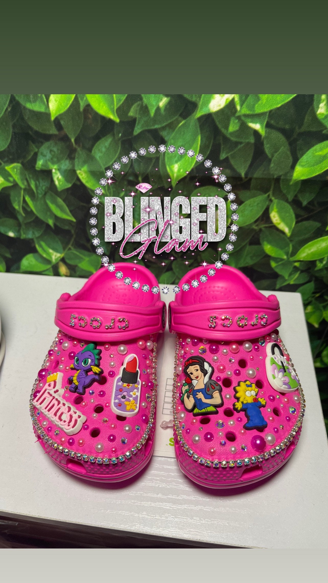 Kids Blinged Custom Crocs - Etsy