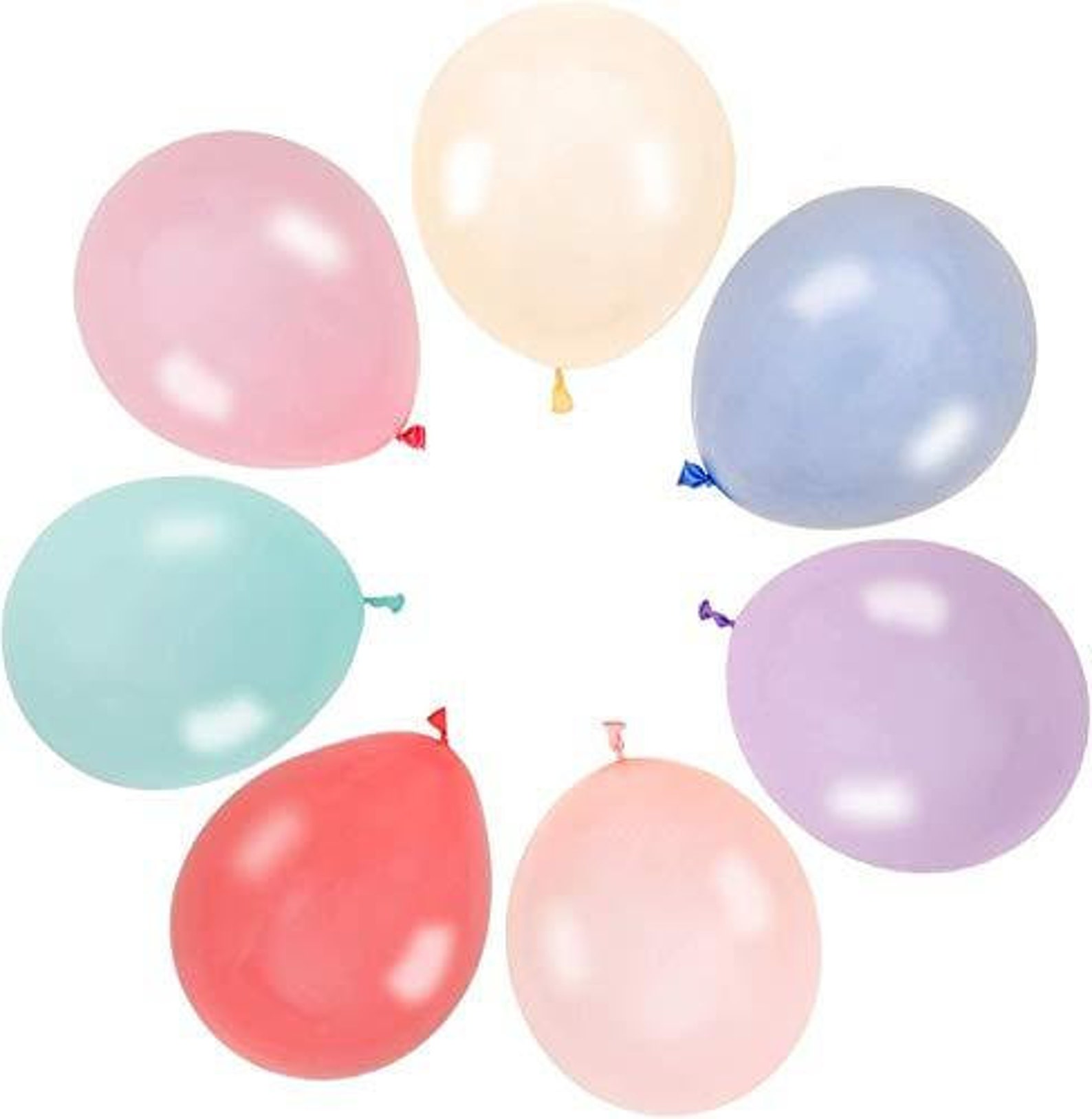 PartyWoo Globos Pastel 100 piezas 10 pulgadas Pastel Color | Etsy