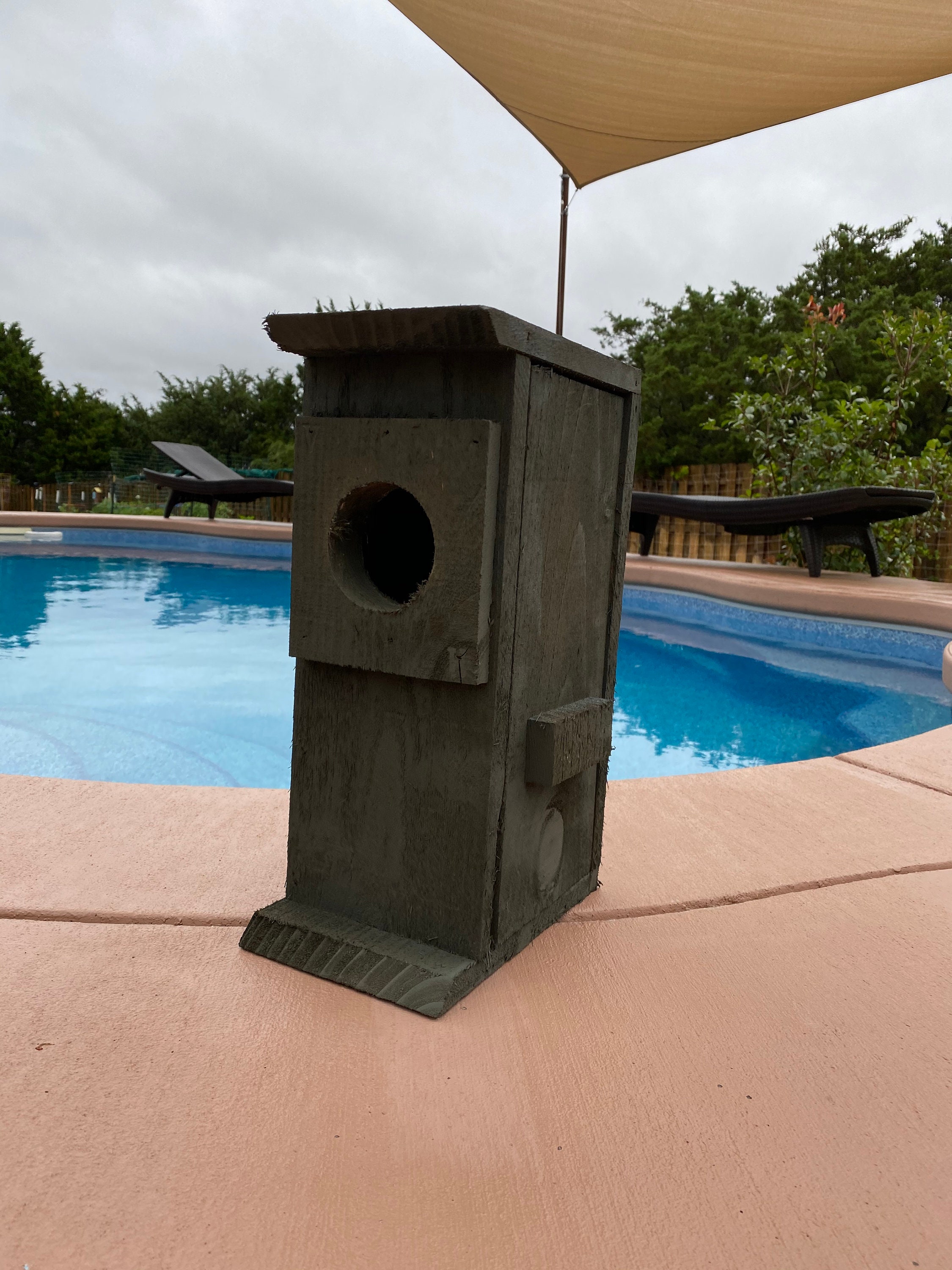 Owl Nesting Box Made of Cedar - Etsy
