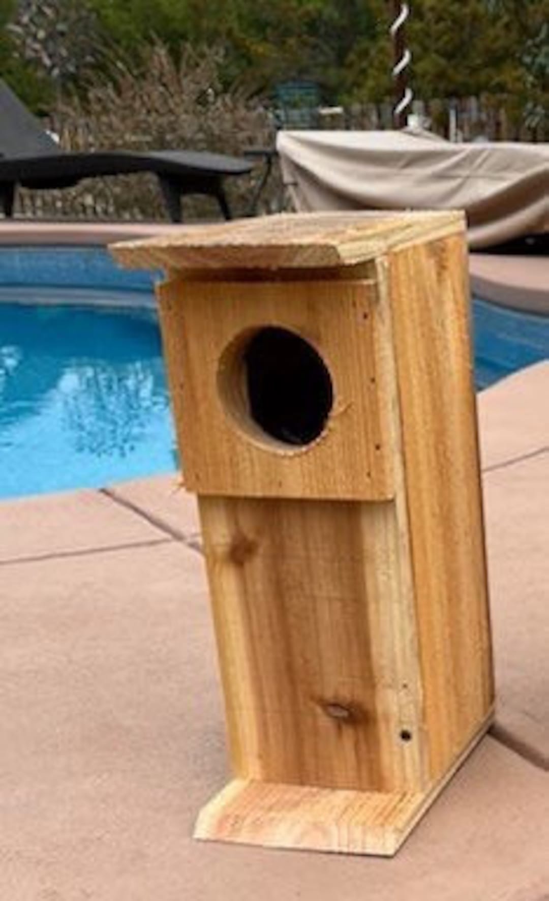 Screech Owl Single Nesting Box Handmade - Etsy
