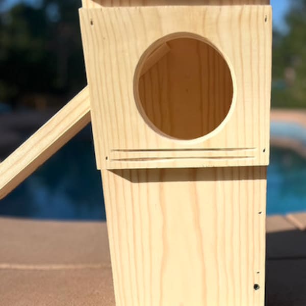 Screech Owl Nesting Box Etsy