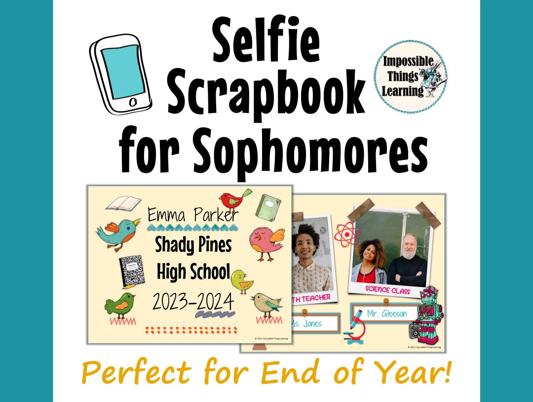 End of the Year Memory Book for 10th Grade, End of the Year Digital ...