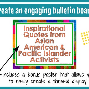 AAPI Heritage Month Posters for the Classroom With Inspirational Quotes ...