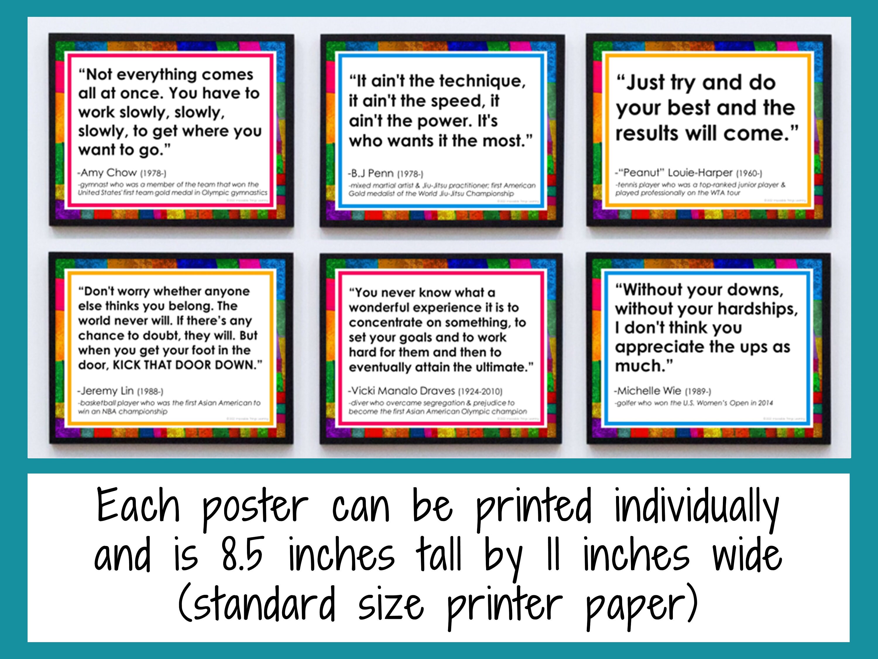 AAPI Heritage Month Posters for PE Classes and Coaching With ...