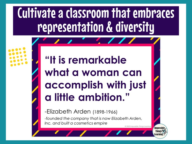 Printable Women's History Month Posters With Inspirational Quotes From ...