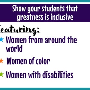Women's History Month Posters for the English Classroom With ...