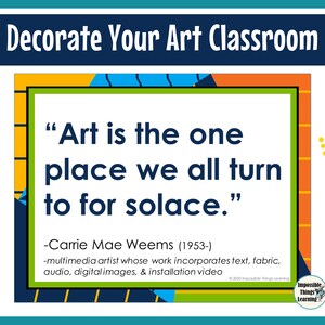 Black History Month Posters for the Art Classroom With Inspirational ...