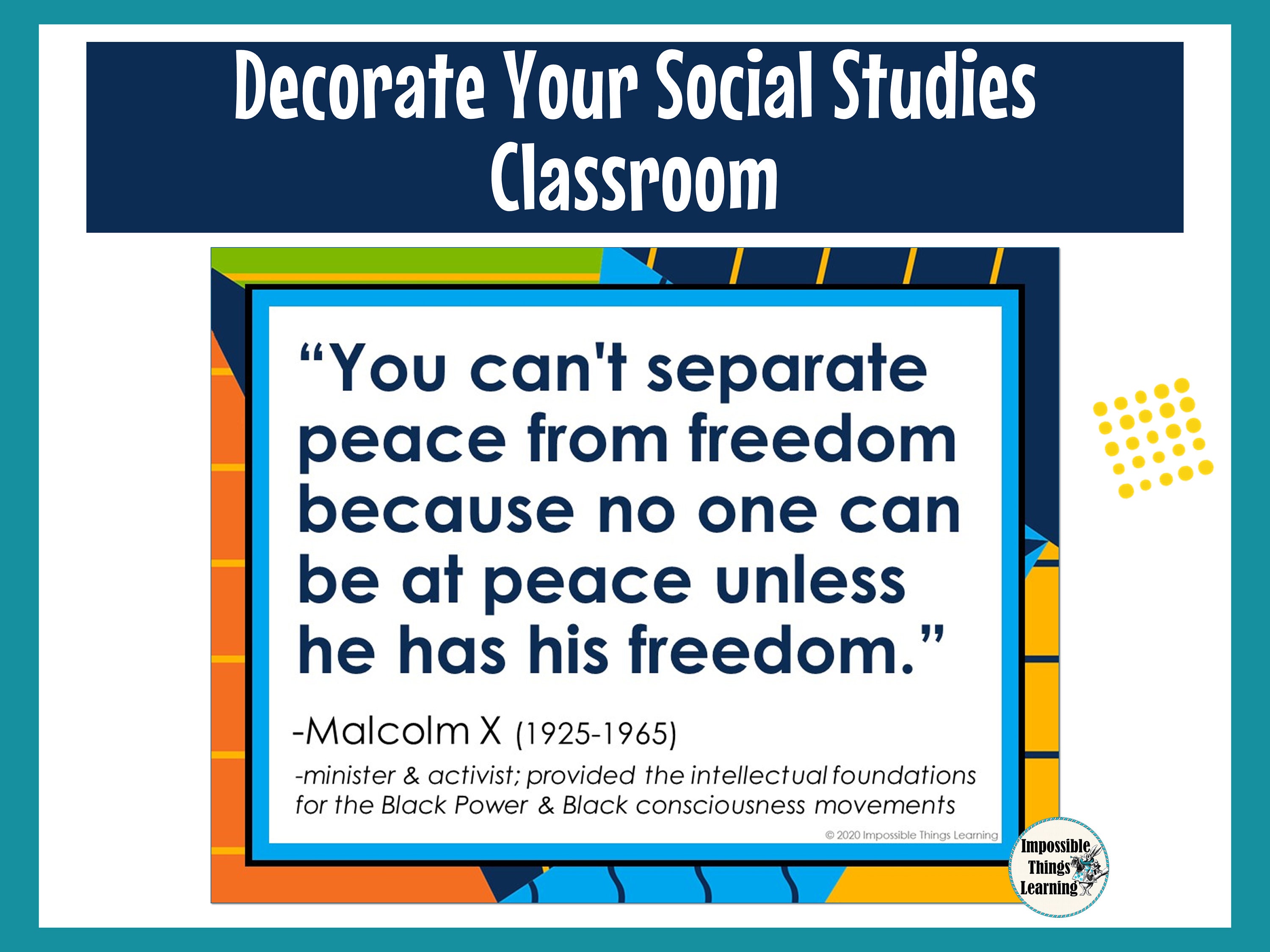 Heroes of the Civil Rights Movement Inspirational Quotes Posters for U ...