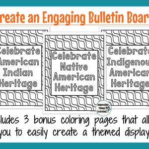 Native American Heritage Month Coloring Pages, Classroom Printables ...