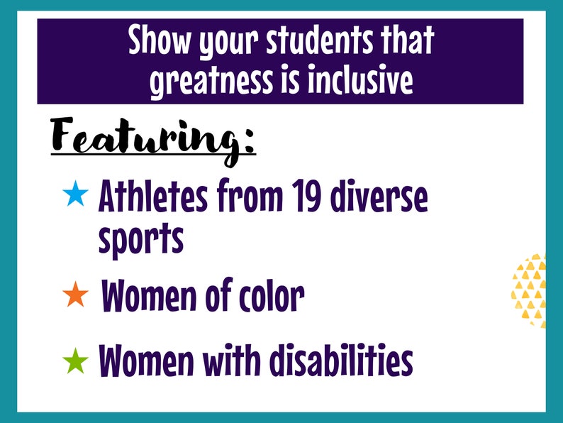 Women's History Month Posters for PE Classes and Coaching With ...