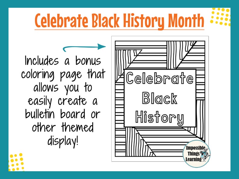 Black History Month Coloring Pages With Inspirational Quotes From ...