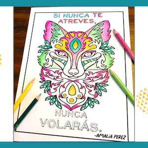 Hispanic Heritage Month Coloring Pages With Inspirational Quotes in ...