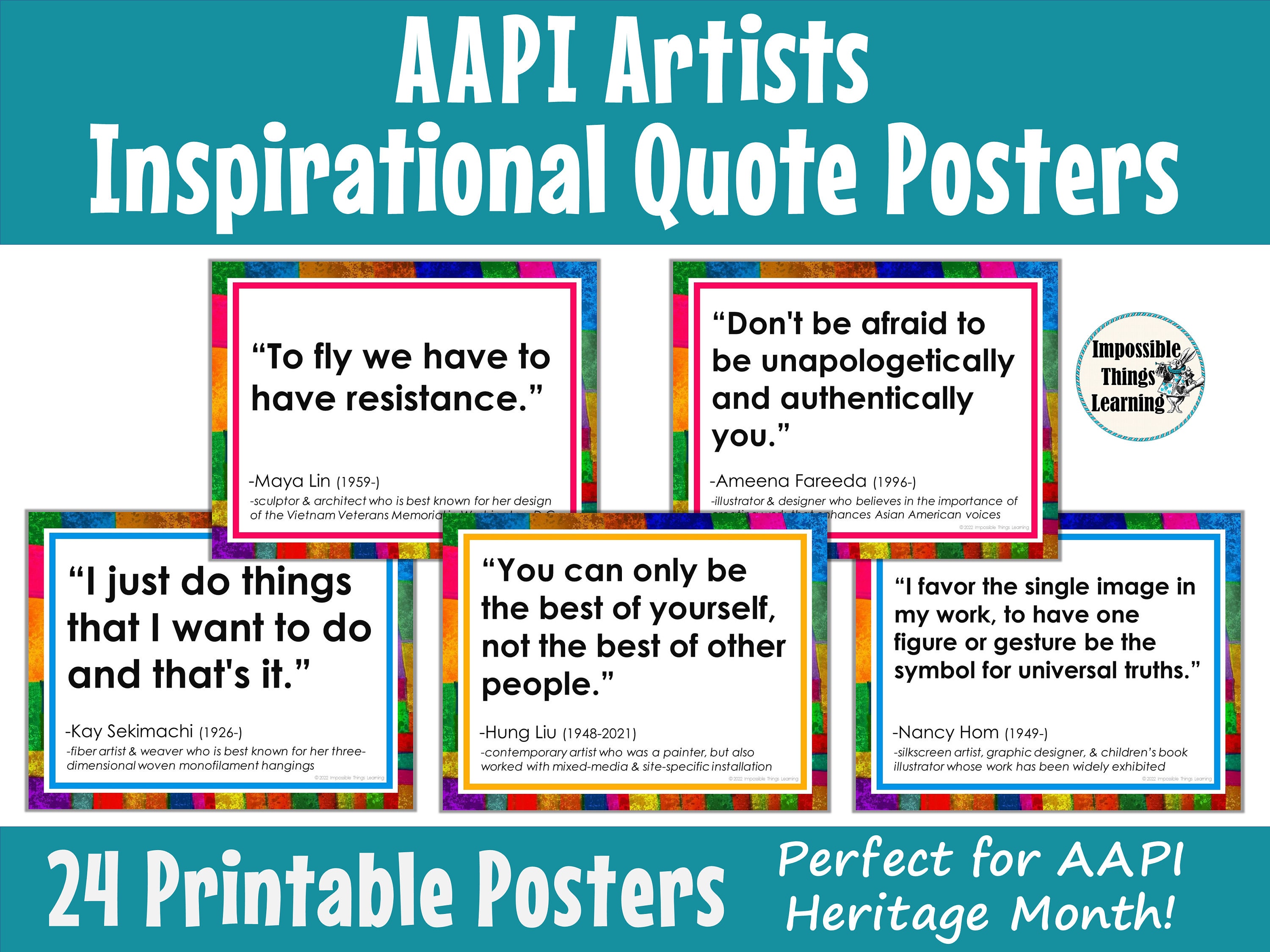AAPI Heritage Month Posters for Art Classrooms With - Etsy