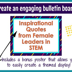 Women’s History Month Posters for Science Classroom With Inspirational ...