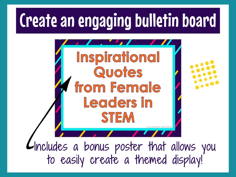 Women’s History Month Posters for Science Classroom With Inspirational ...