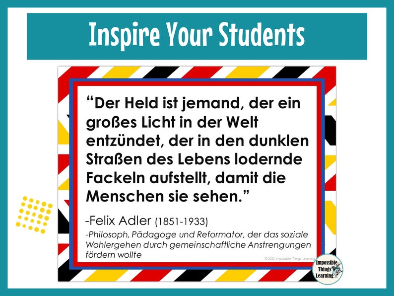 German-american Heritage Month Posters With Inspirational Quotes in ...