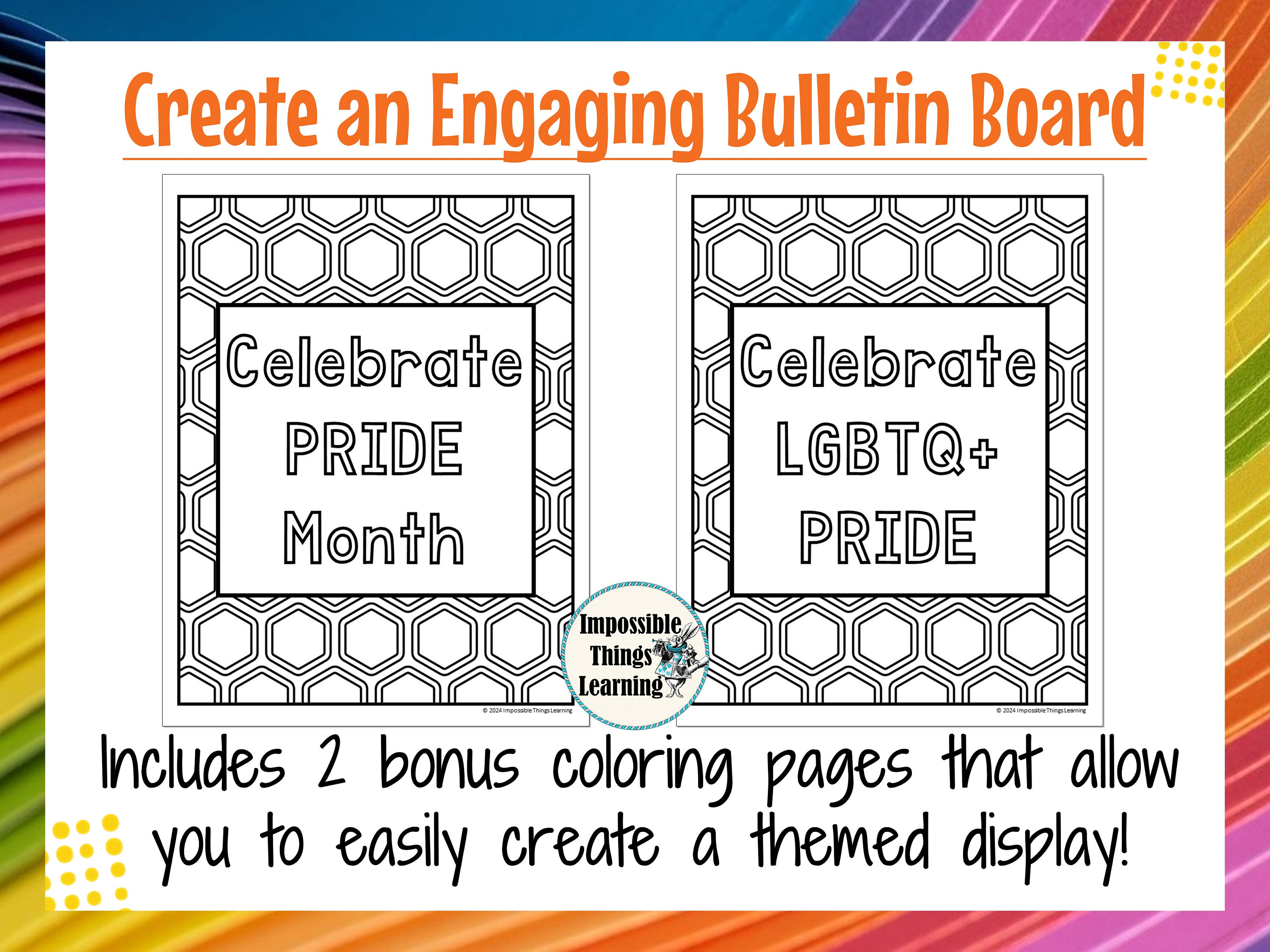 Pride Month Coloring Pages, LGBTQ+ Inspirational Quotes (digital ...