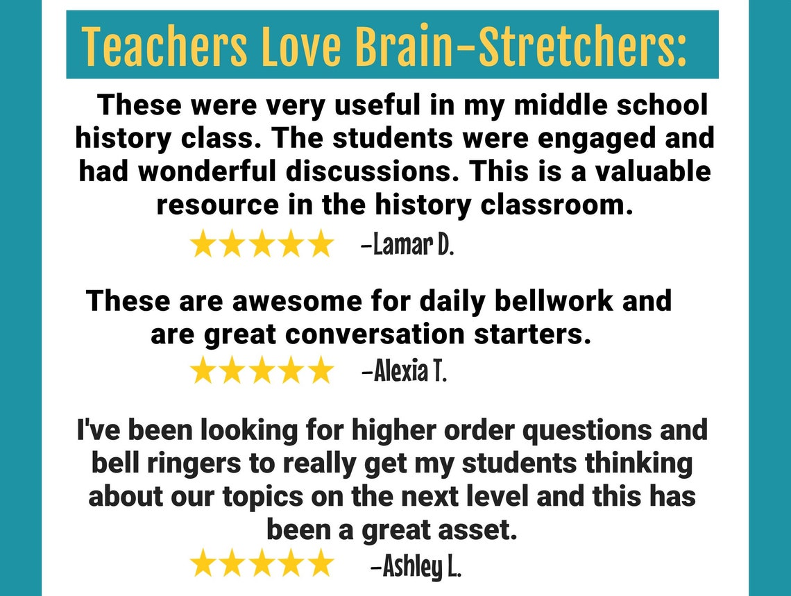 World History Bell Ringers, Discussion Questions & Writing Prompts ...