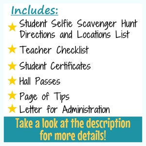 Back to School Scavenger Hunt, High School Scavenger Hunt, 9th Grade ...