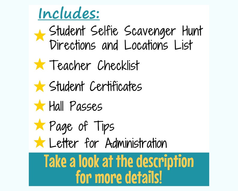 Back to School Scavenger Hunt, High School Scavenger Hunt, 9th Grade ...