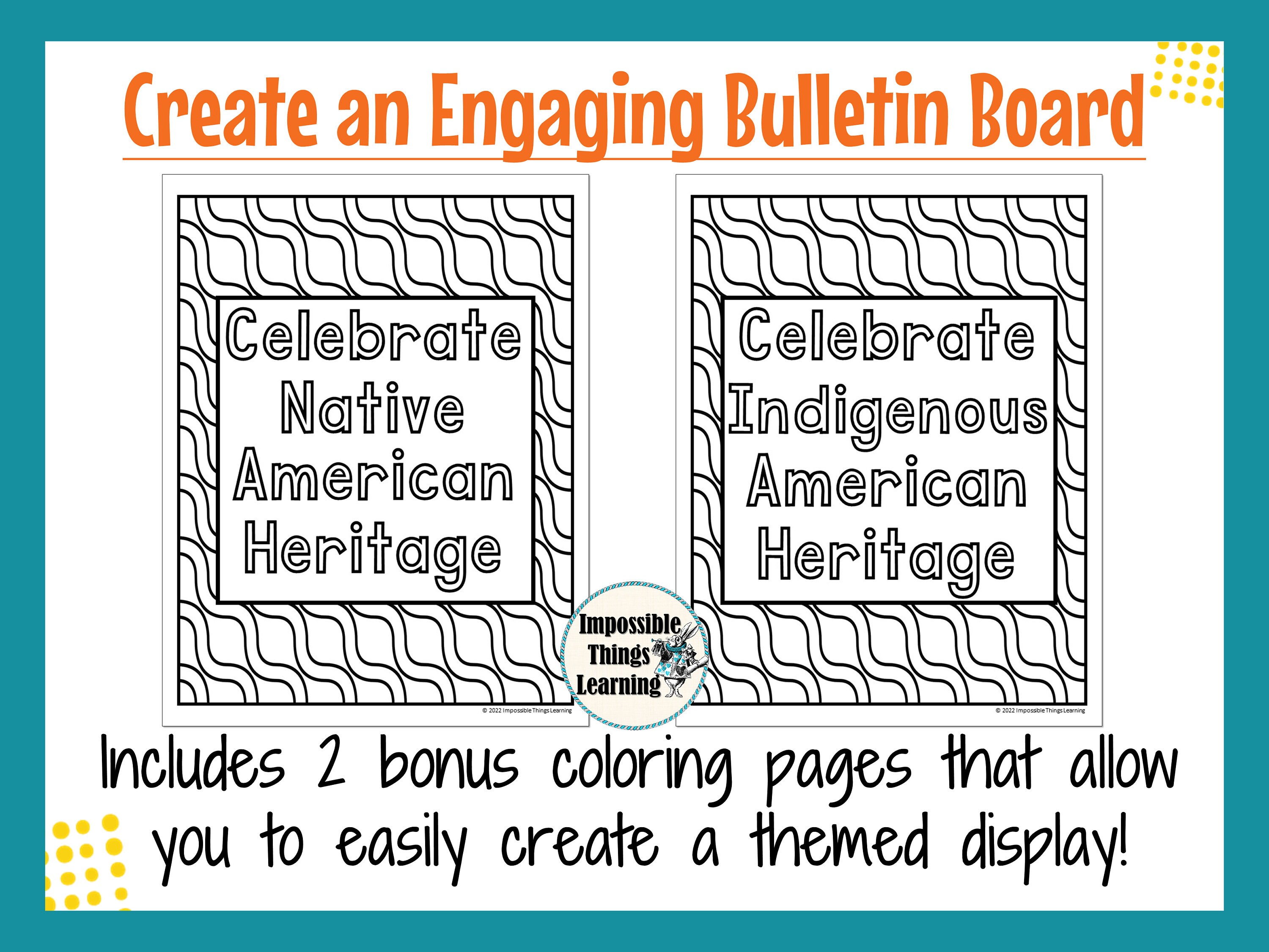 Native American Heritage Month Coloring Pages: Printables for the ...