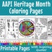 AAPI Heritage Month Coloring Pages: Printables for the Classroom With ...