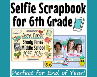 End of the Year Memory Book for 7th Grade, End of the Year Digital ...