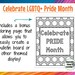 LGBTQ Pride Month Coloring Pages, Gay Pride Activity, Pride Classroom ...