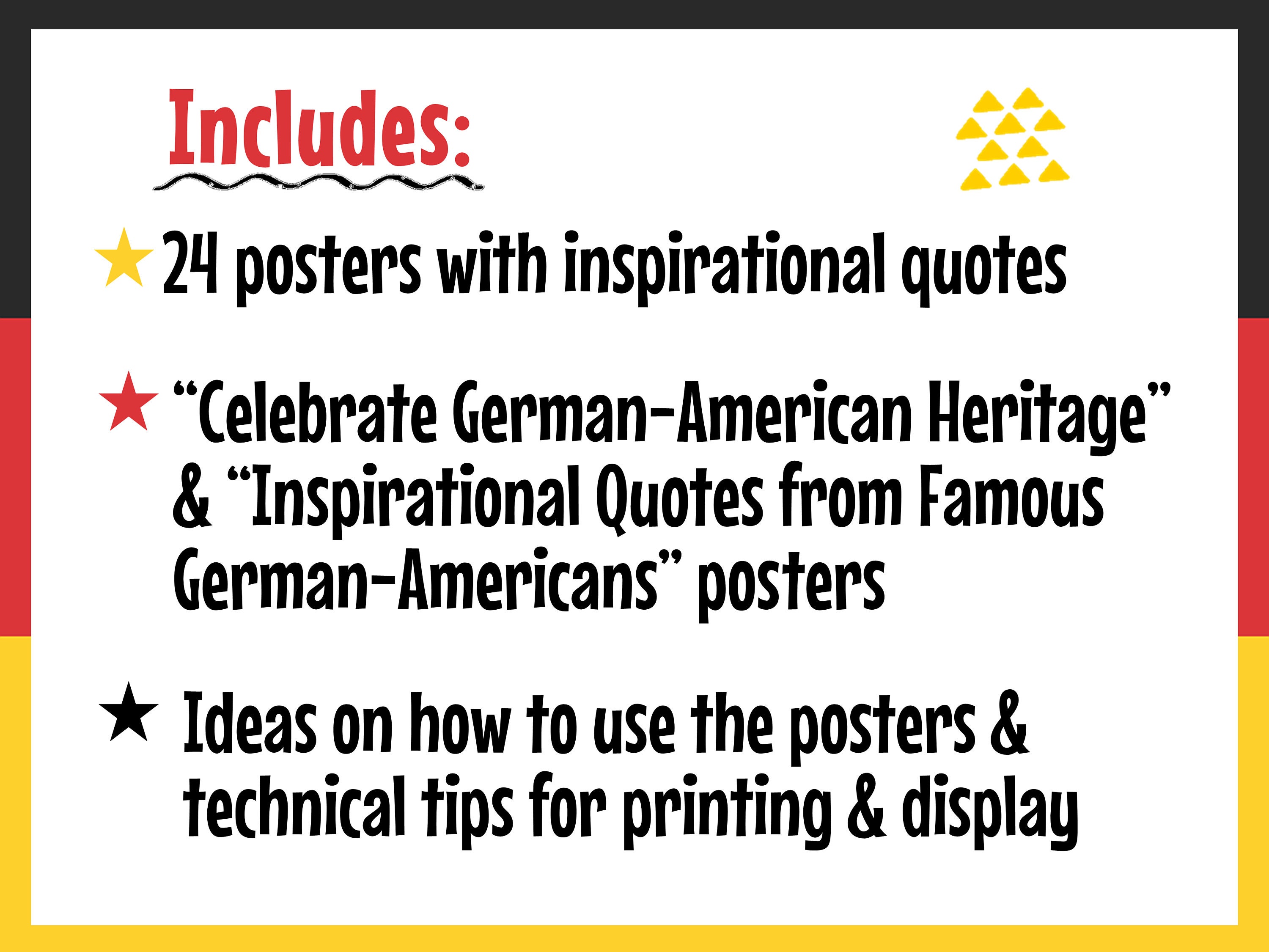 German-american Heritage Month Posters With Inspirational Quotes in ...