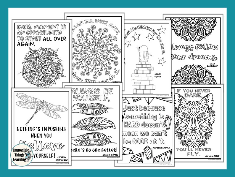 Hispanic Heritage Month Coloring Pages With Inspirational Quotes From ...