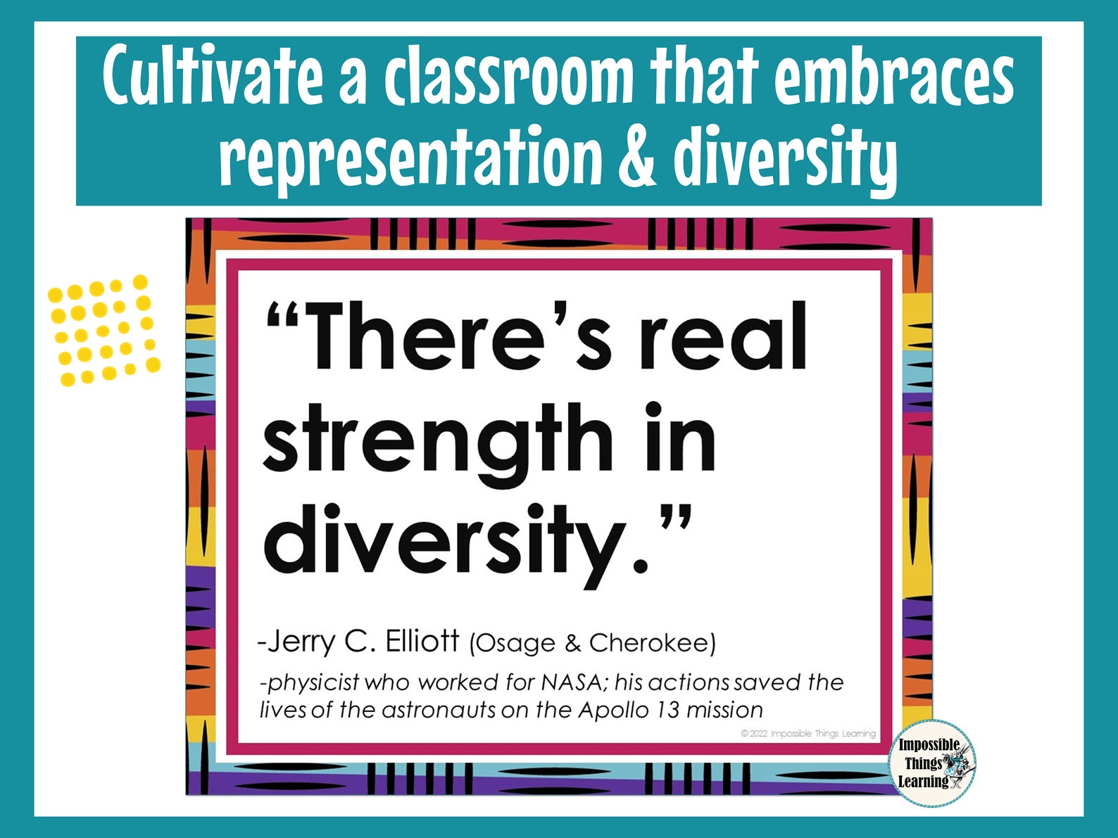 Native American Heritage Month Classroom Posters With Inspirational ...