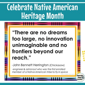 Native American Heritage Month Posters for the Classroom With ...