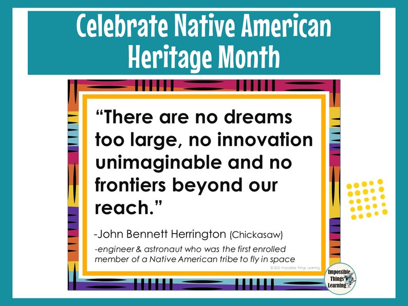 Native American Heritage Month Posters for the Classroom With ...
