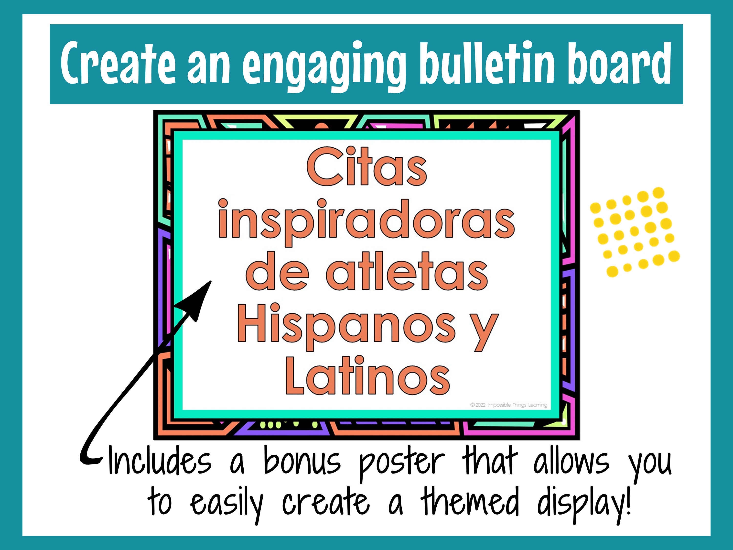 Hispanic Heritage Month Posters in Spanish With Inspiring Quotes From ...