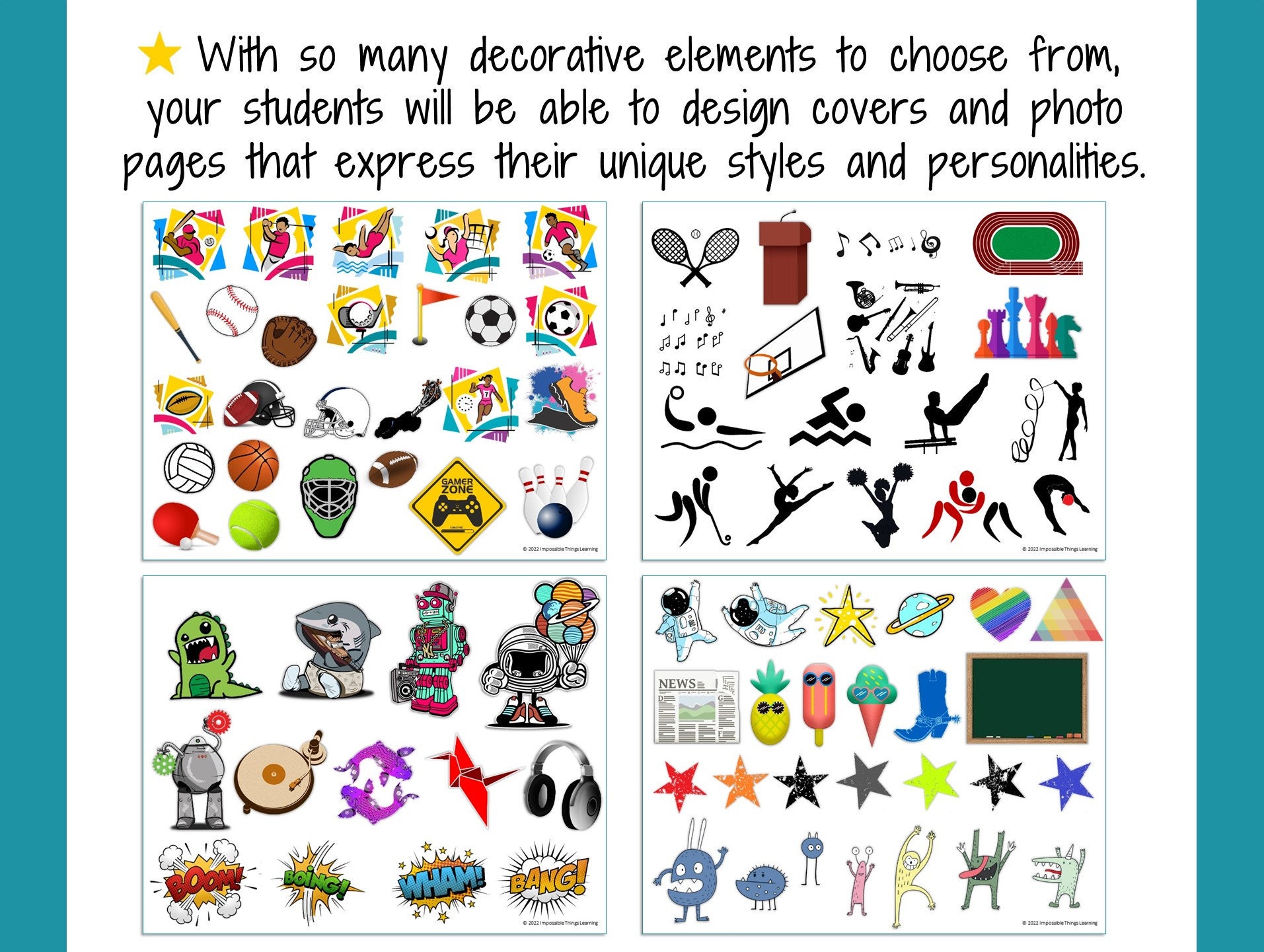 End of the Year Activity for 8th Grade, Digital Memory Book for 8th ...