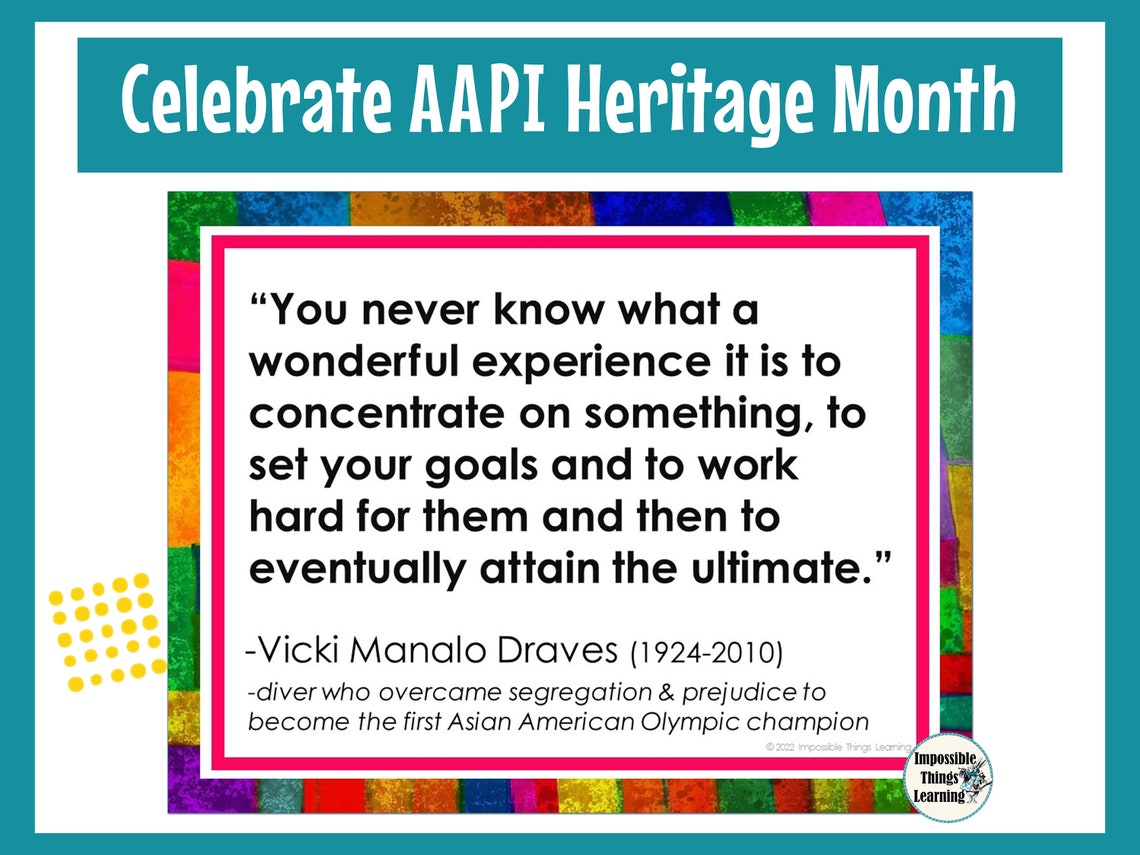 AAPI Heritage Month Posters for PE Classes and Coaching With ...