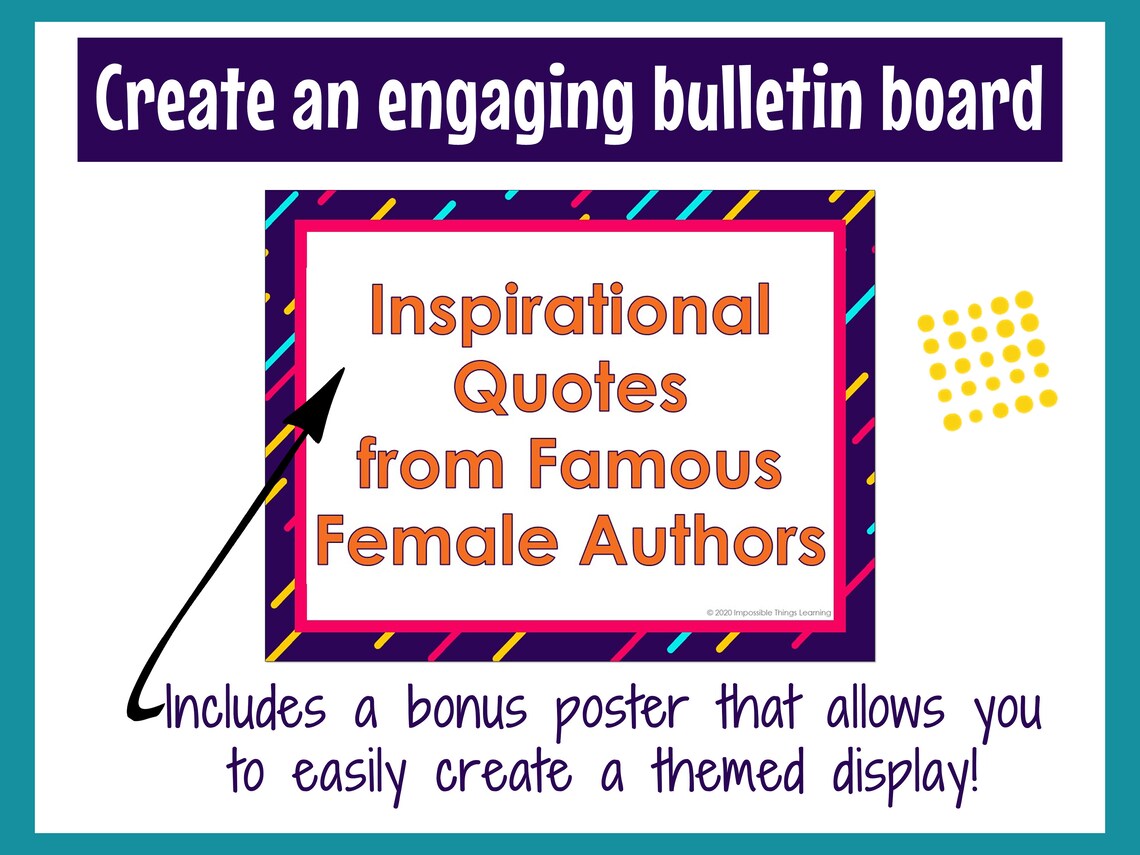 Women's History Month Posters for the English Classroom With ...