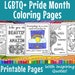 LGBTQ+ Pride Month Coloring Pages, Gay Pride Activity, Pride Classroom ...
