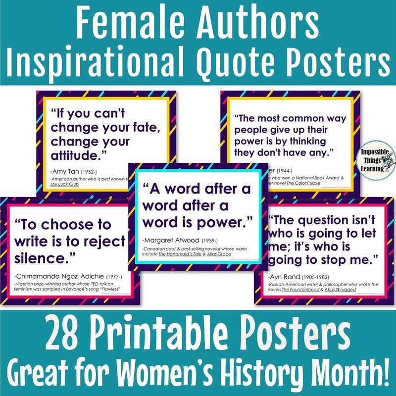 Famous Author Quotes - Etsy