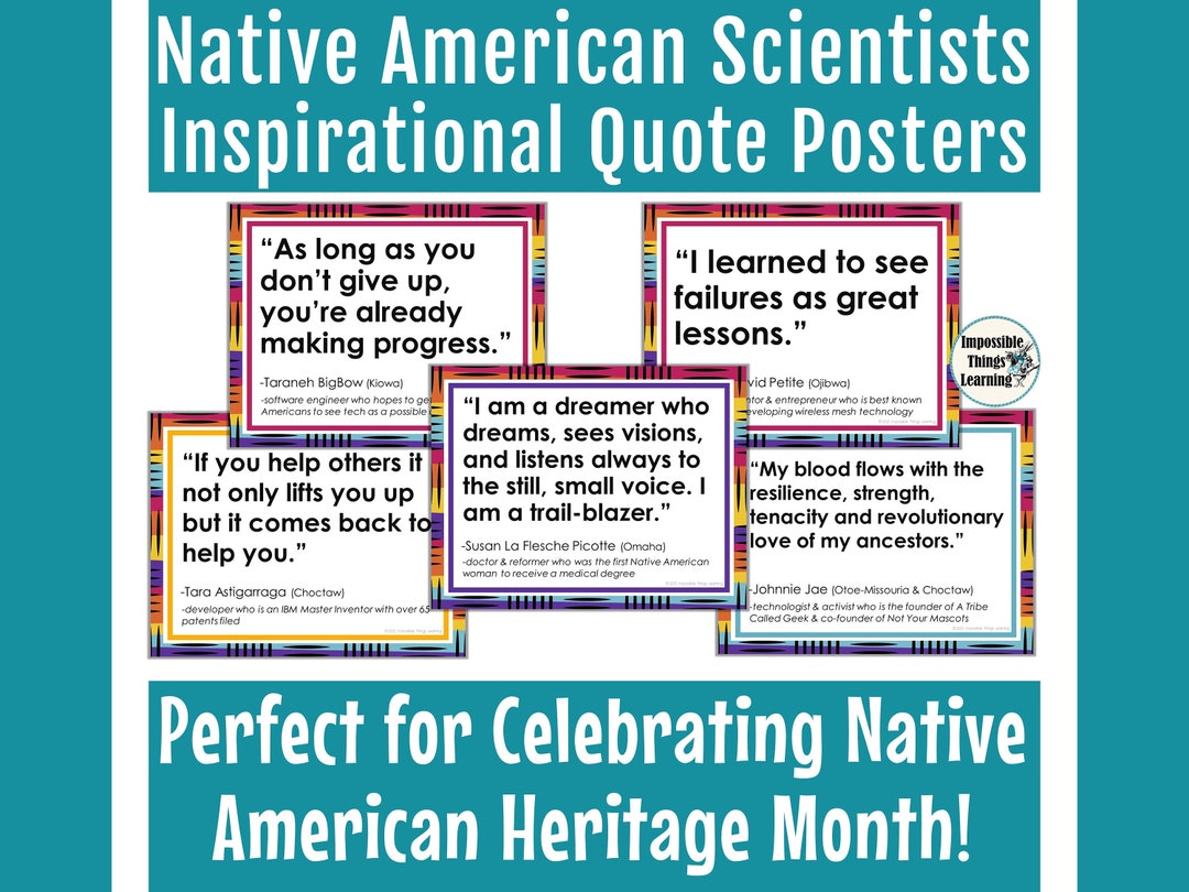 Native American Heritage Month Posters for the Classroom With ...