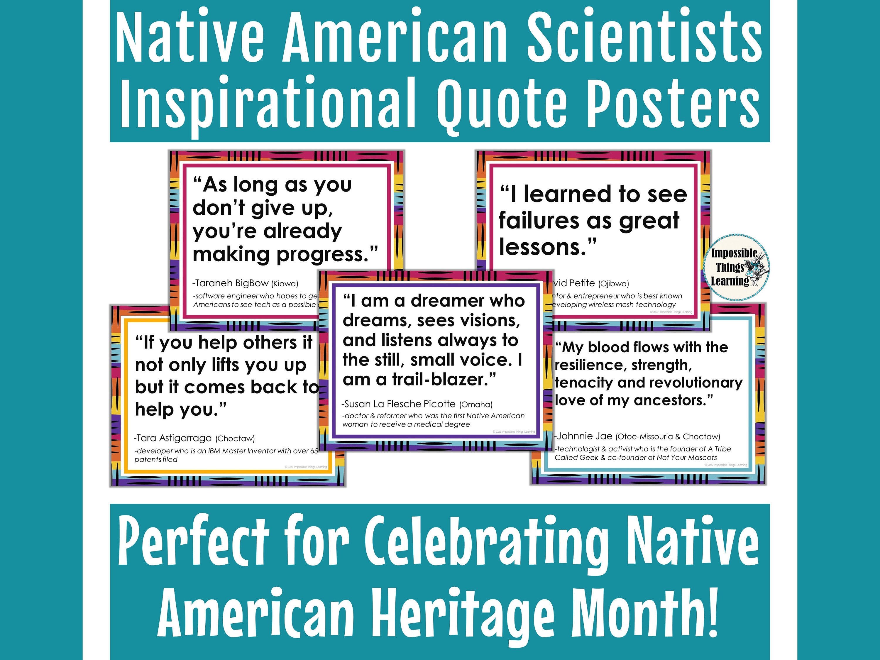 Native American Heritage Month Posters for the Classroom With ...