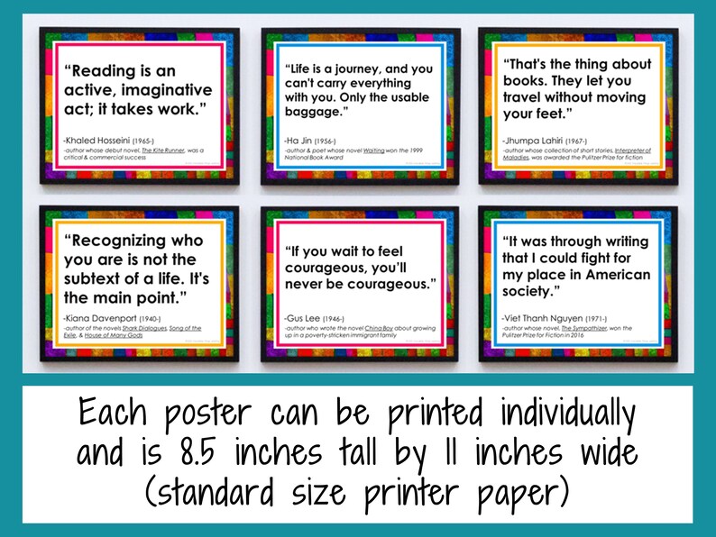 AAPI Heritage Month Posters, English Classroom Decor With Inspirational ...