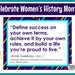 Women's History Month Posters With Inspirational Quotes From Famous ...