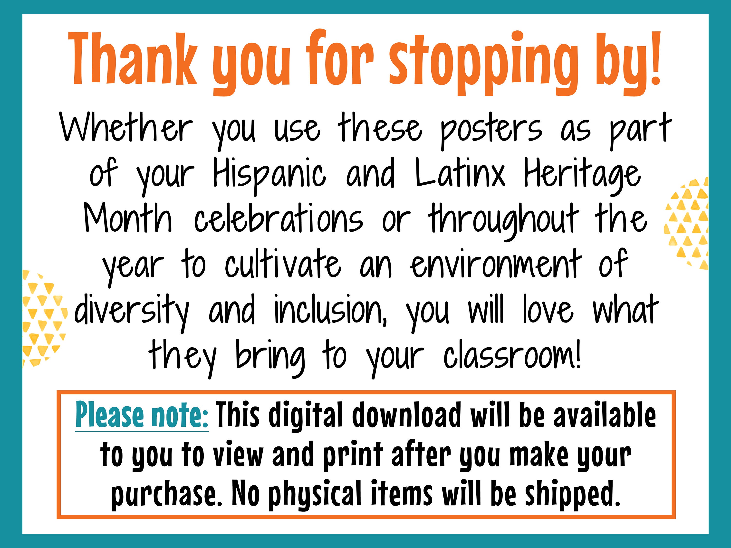 Hispanic Heritage Month Posters for PE Classrooms With Inspirational ...